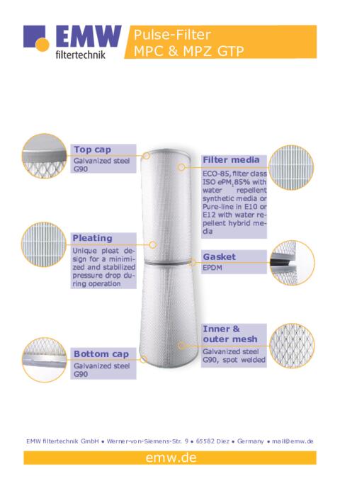 EMW filter catalogues